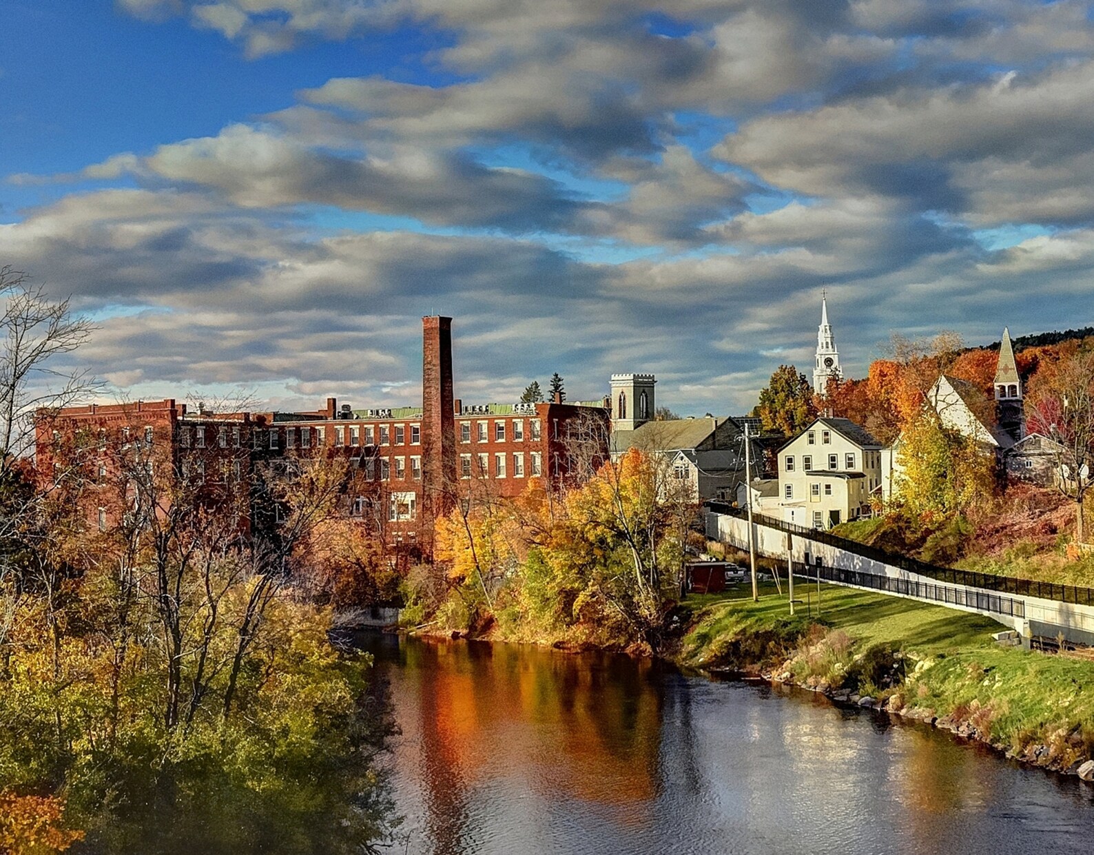 Middlebury Vermont Fall Foliage Photo Art Print - Etsy