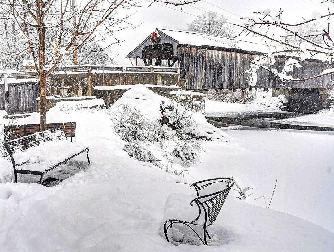 Fine Art Photo Prints, Covered Bridge Photo Print, Vermont Photo Print ...