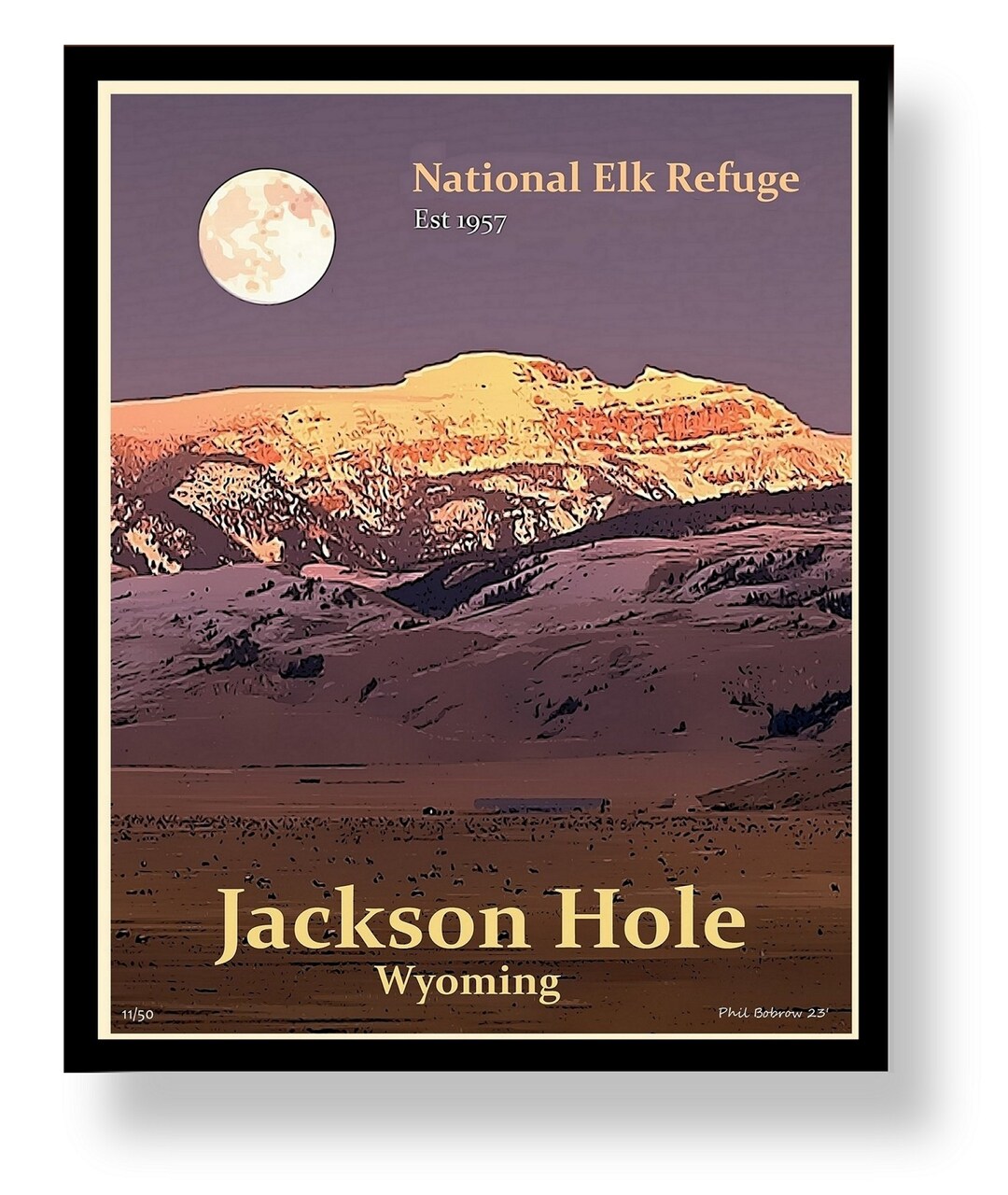 Jackson Hole, Poster, Perfect Gift, Life Long Wall Decor, Fine Art ...
