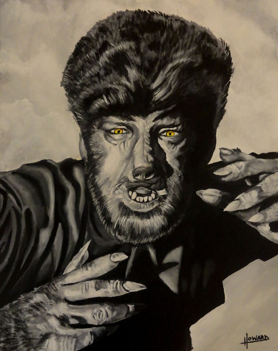 Wolfman Portrait In A Suit