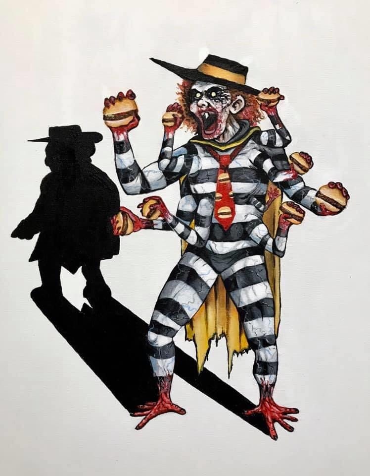 Hamburglar Art Print/reproduction 11 X 15 - Etsy UK
