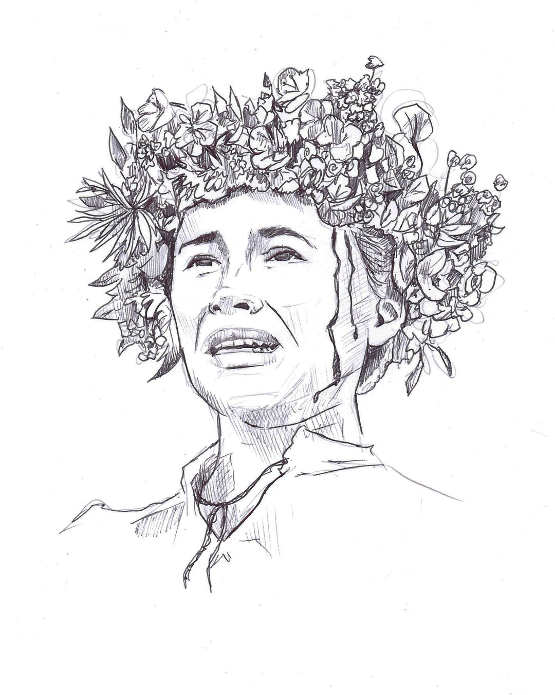 Midsommar Dani 8x10 Sketch PRINT / Reproduction Signed by Artist - Etsy