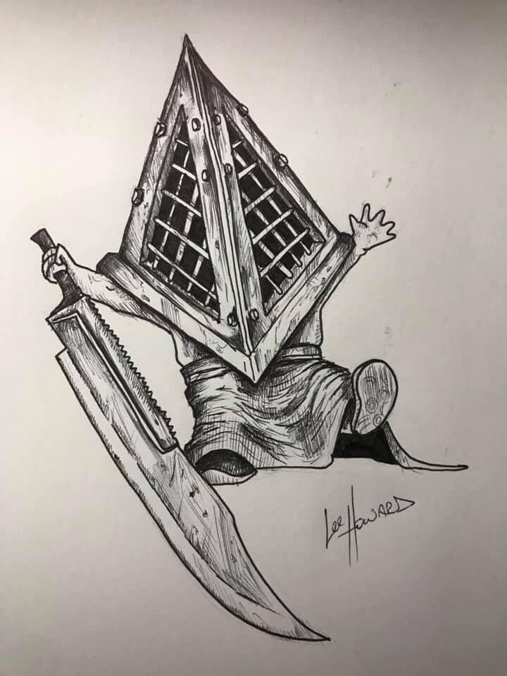 Pyramid Head Drawing