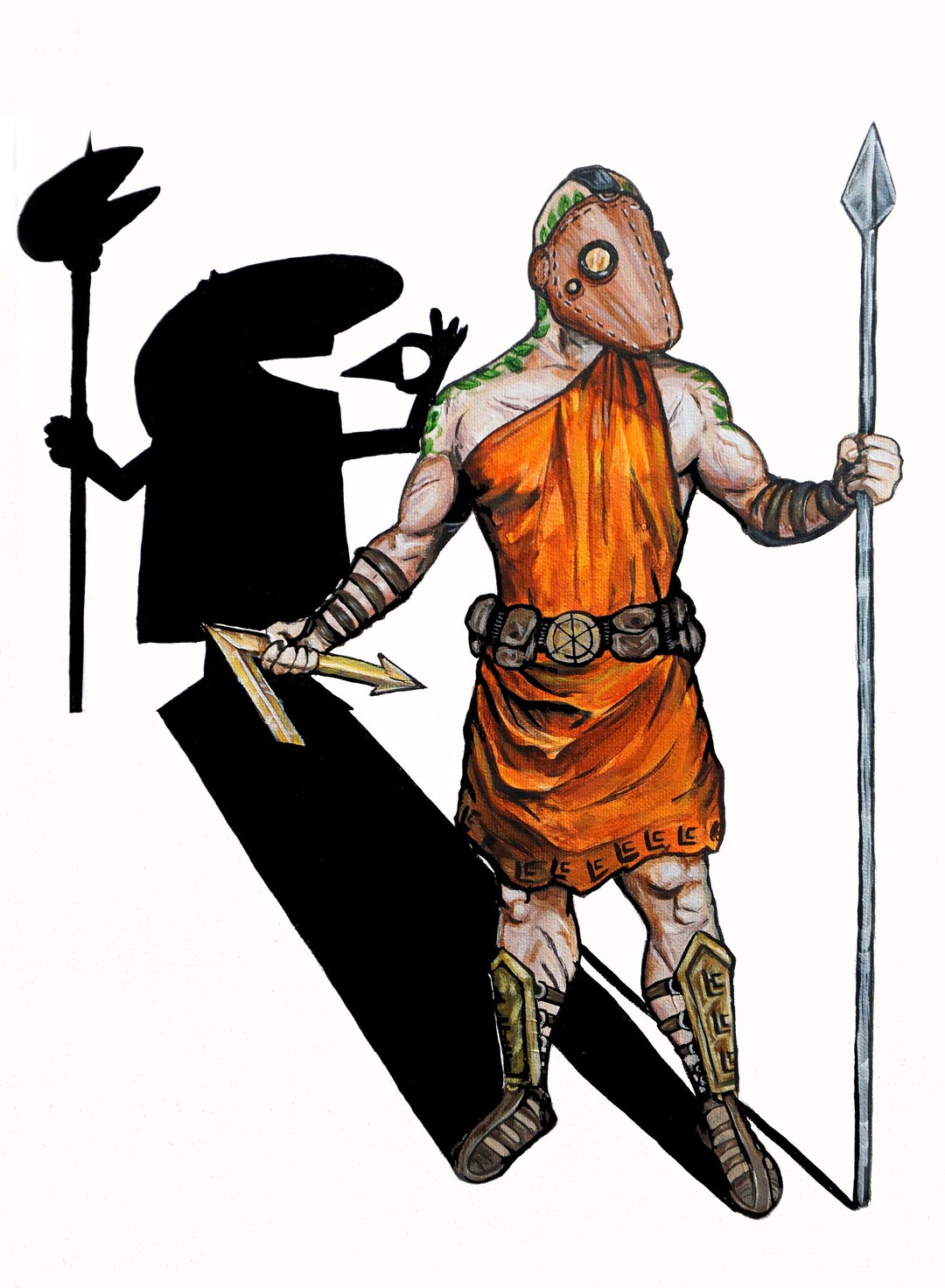 Little Caesar Art Print/reproduction 11 X 15 FAST FOOD MONSTERS Series ...