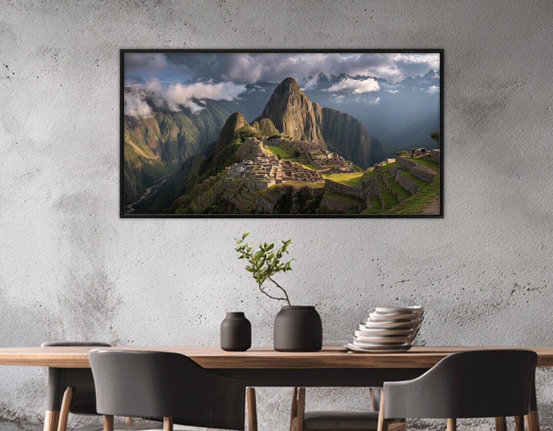 Sunrise Over Machu Picchu Canvas Print , Ready to Hang - Etsy