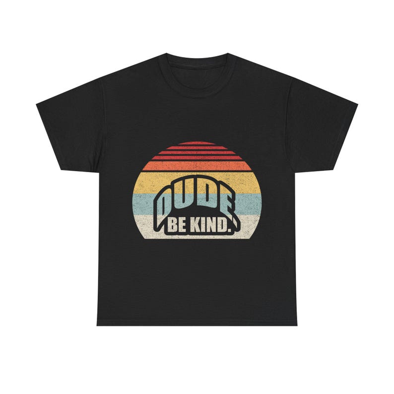 Be Kind: Retro Motivational Graphic, Vintage 70s 80s Design, Distressed ...
