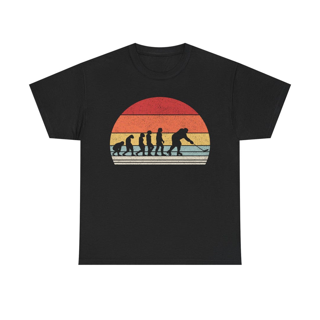 The March of Progress: Human Evolution Silhouettes, Mid-century Modern ...