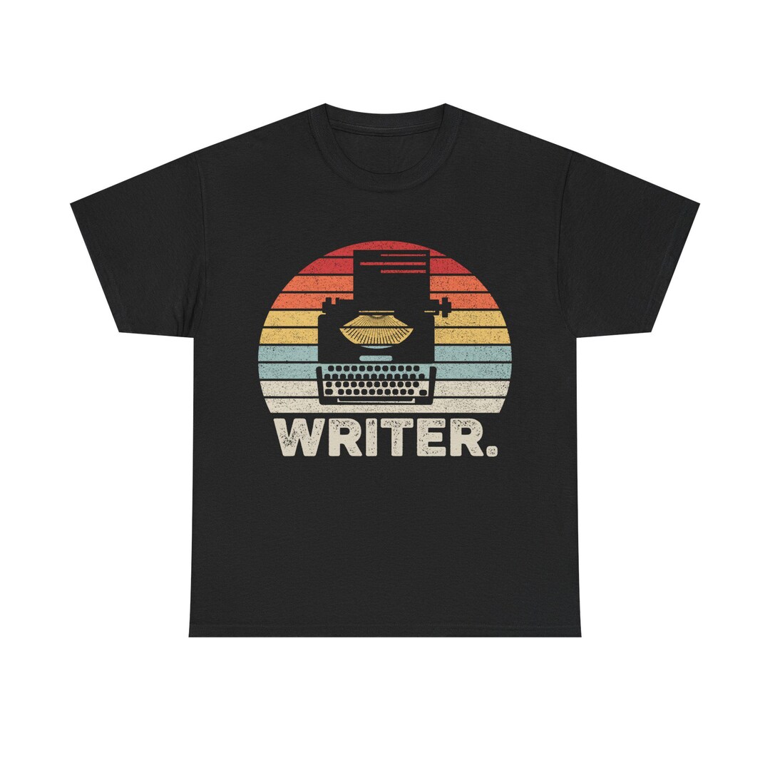 Typewriter Writer: Vintage Retro Poster Art, Mid-century Modern Graphic ...