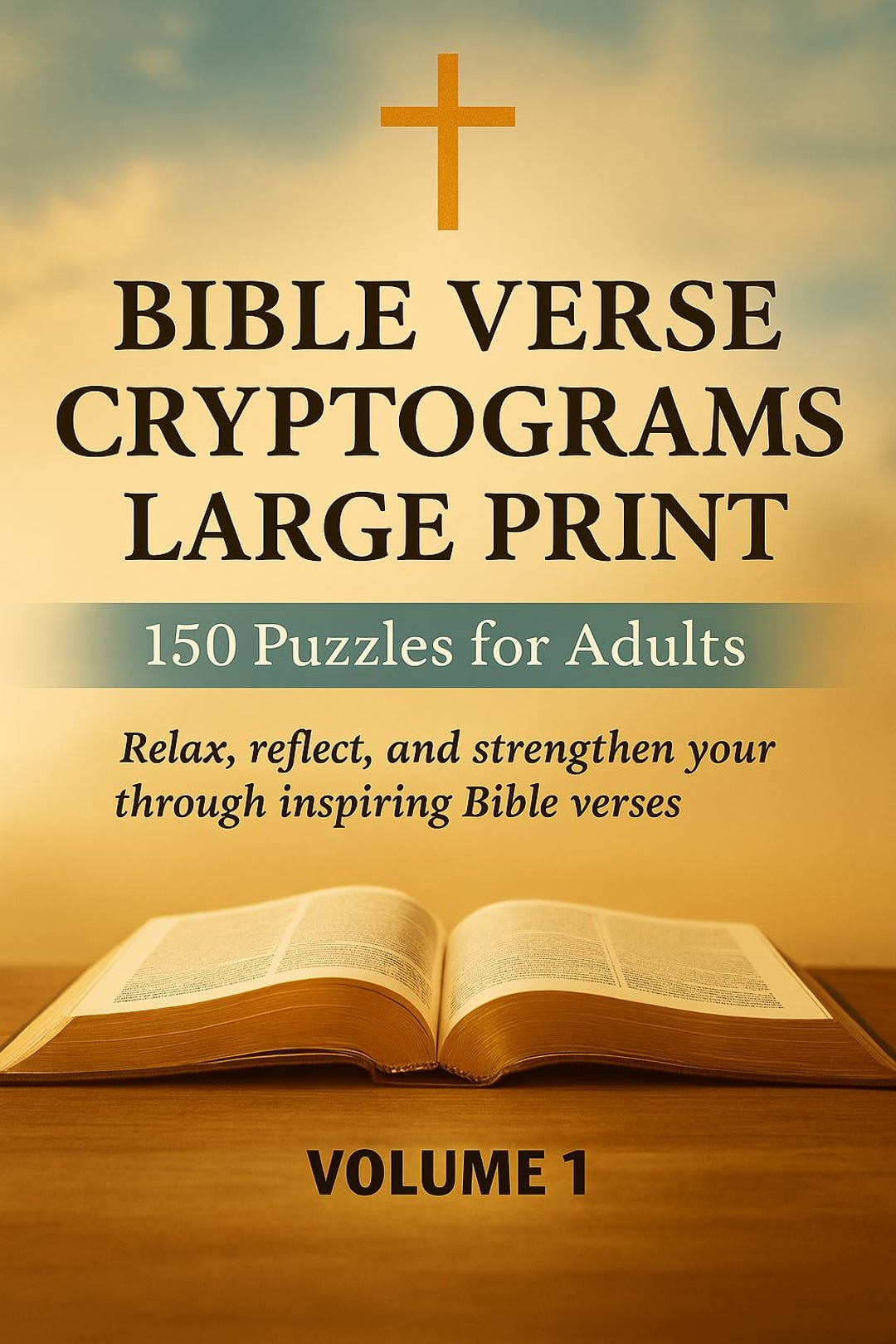 Bible Verse Cryptograms Large Print - Etsy