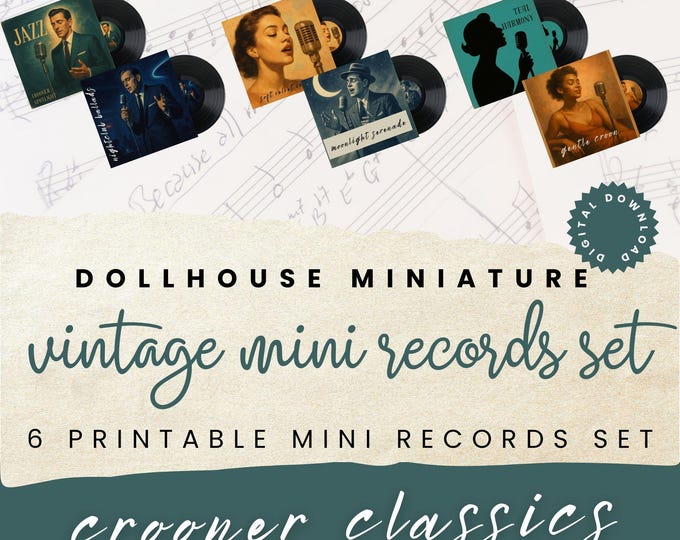 160 12th 1:12 Scale 1970s & 1980s Miniature Printable Dollhouse ...