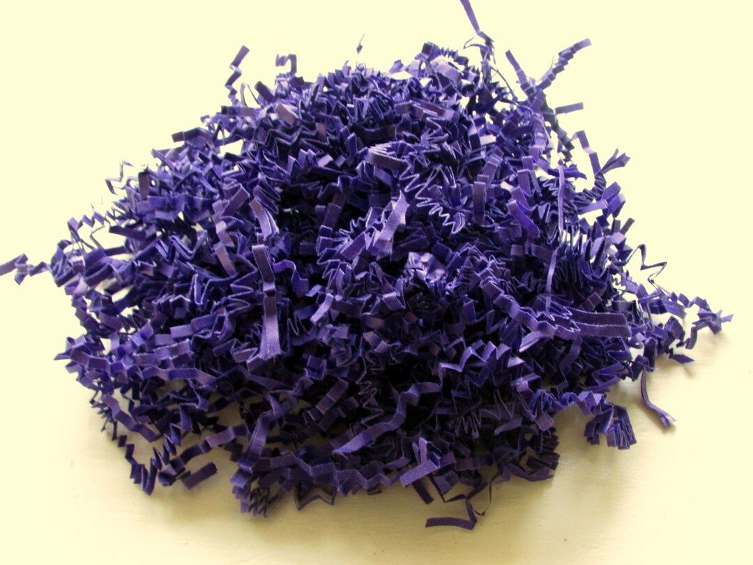 NEW 2 Oz. Purple Crinkle Cut Spring-fill Shredded Paper - Etsy
