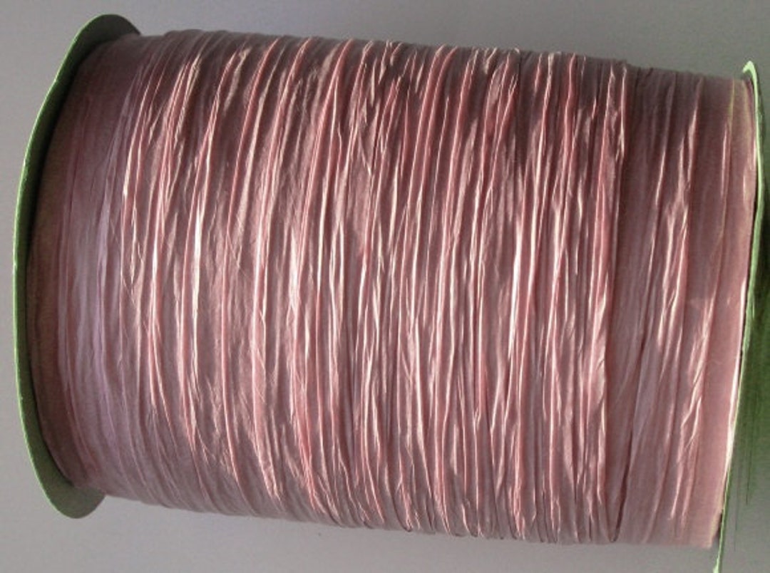 100 Yards of Pink PAPER Raffia - Etsy