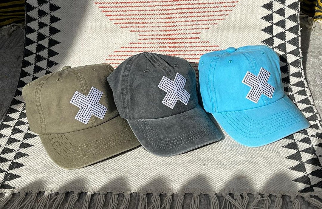 Geo X Hat - Etsy