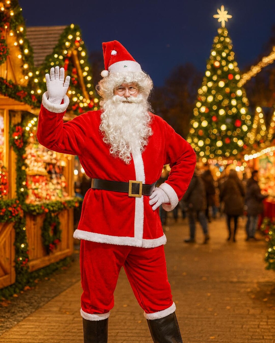 Traditional Santa Outfit Set - Christmas Costume for Adults & Family - Etsy