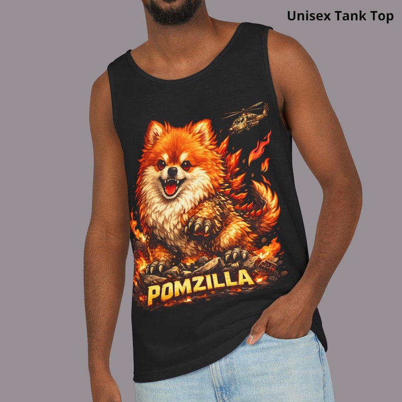 Pomzilla Pomeranian Shirt/sweatshirt/hoodie, Vintage Dog Shirt, Unisex ...
