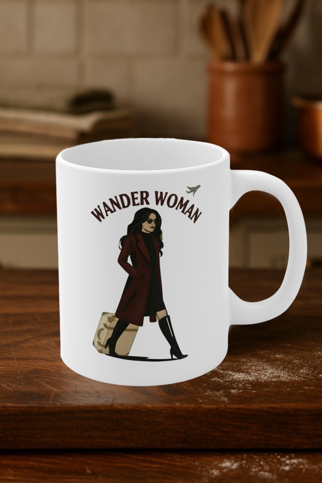 Wander Woman Mug for Travelers |stylish Aesthetic Travel Mug |woman ...