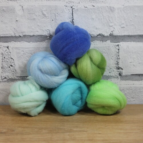 Wooly Buns Roving Fiber Sampler Gold Wool Roving Assortment | Etsy