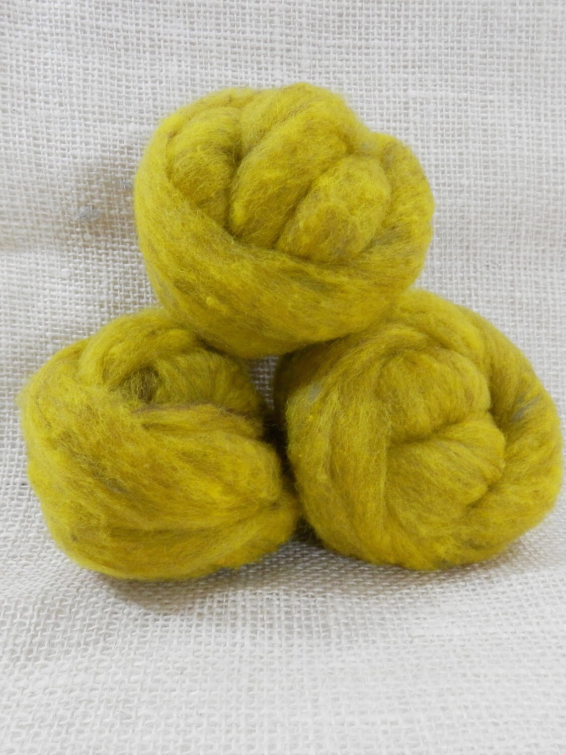 Needle Felting Wool Batting in Goldenrod, Wool Batting, Felting ...