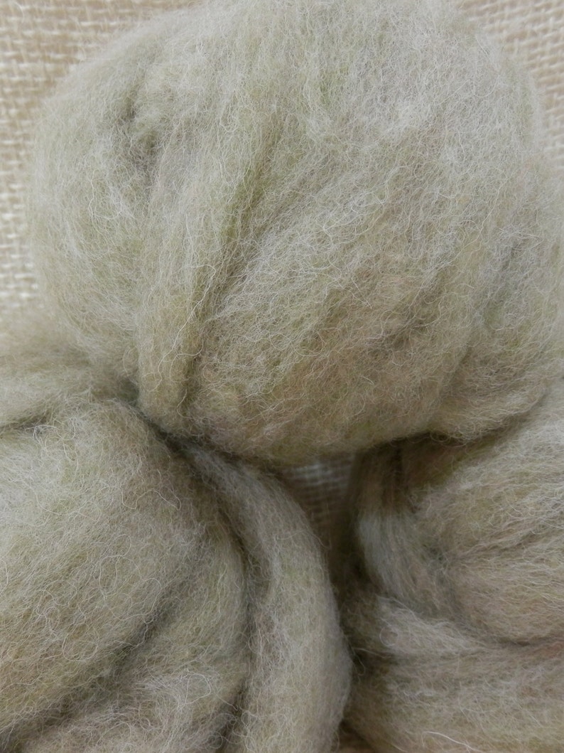 Needle Felting Wool Batting in Pebble, Wool Batting Roving, Felting ...