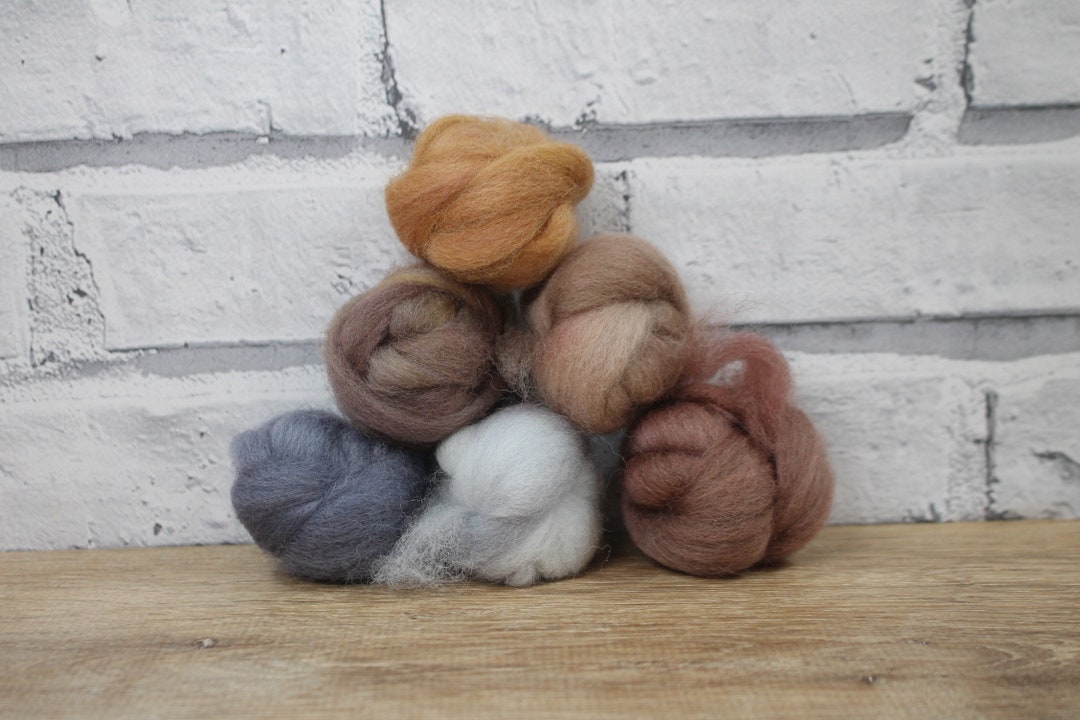 Wooly Buns Loose Wool Roving Assortment Hand Dyed Wool Top - Etsy