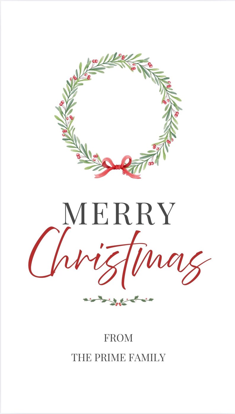 Christmas Gift Tag Bundle – Printable Festive Designs (canva Template ...