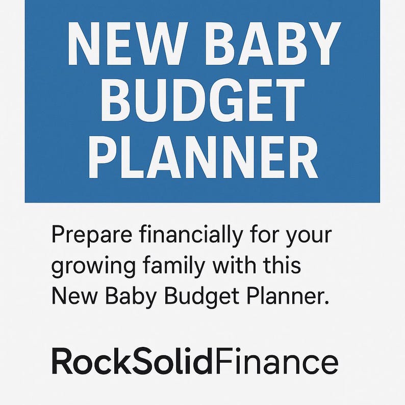 New Baby Budget Planner Printable | Baby Expenses Tracker | Newborn ...
