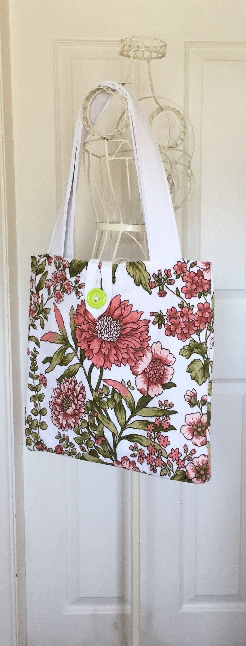 Eco Friendly Handbag Recycled Fabric Bag Tote Handbag | Etsy