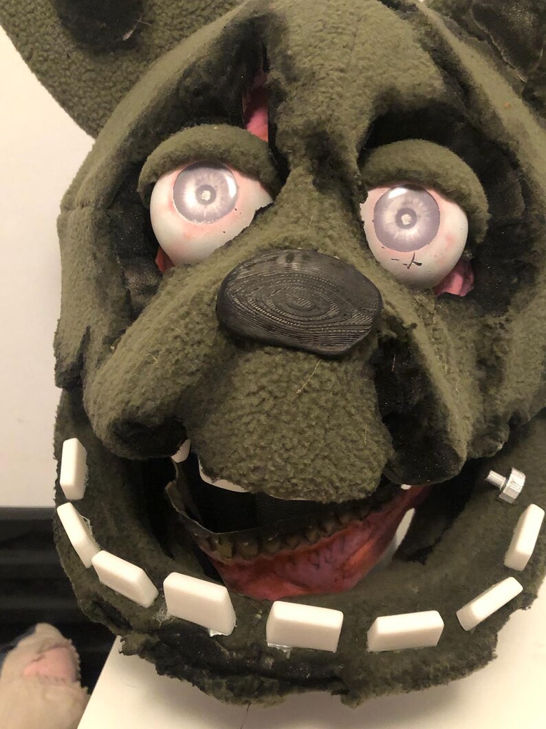 Springtrap Mask DIY Guide | FNAF Cosplay Mask Pattern | Foam & Sewing ...