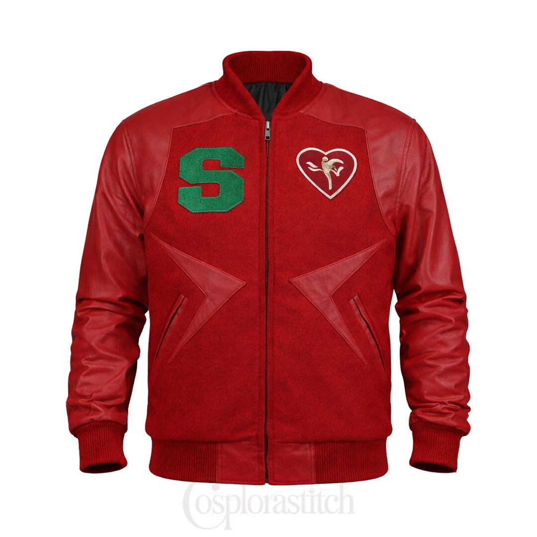 Daren Reymi Inspired Red Wool Varsity Jacket – Next Generation Trekker ...