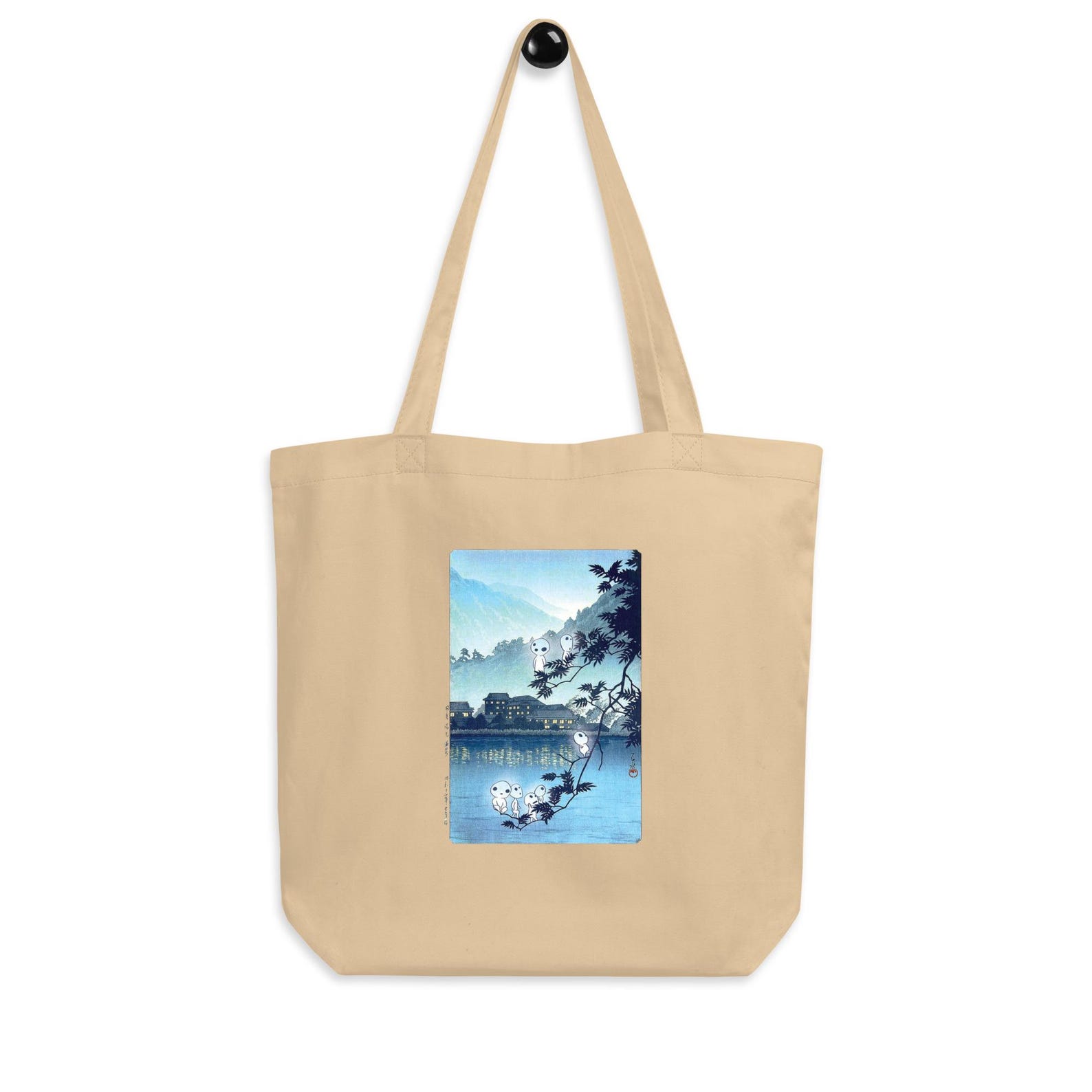 Bolsa de lona inspirada nos espíritos da floresta do Studio Ghibli ...