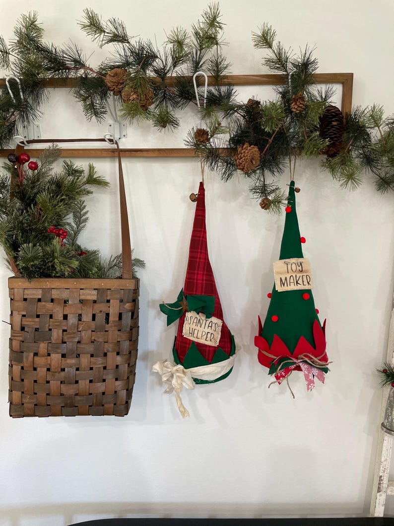 Farmhouse Elf Decor, Cute Whimsical Elf, Cute Elf Christmas Decor ...