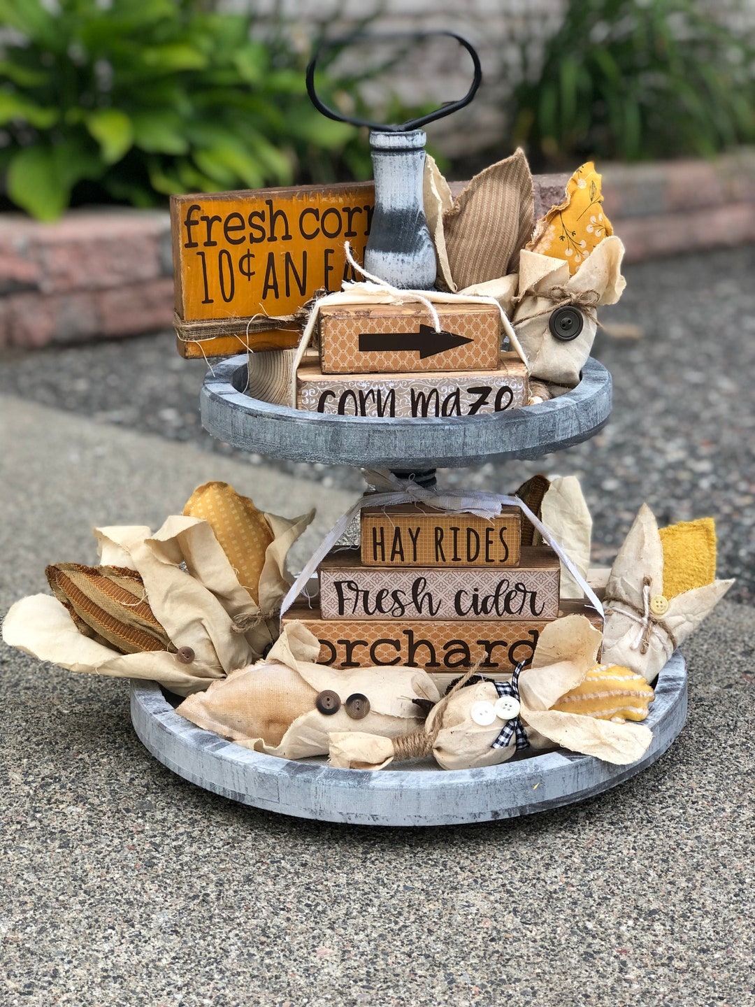 Fall Signs for Tier Tray, Tier Tray Decor Fall Thanksgiving Halloween ...