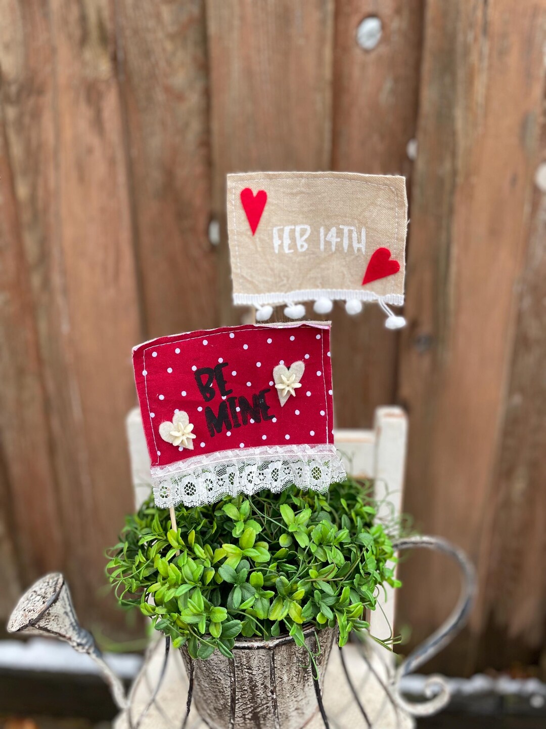 Pink Heart Flag, Red Heart Flag, Valentine Flag, Valentine’s Party ...