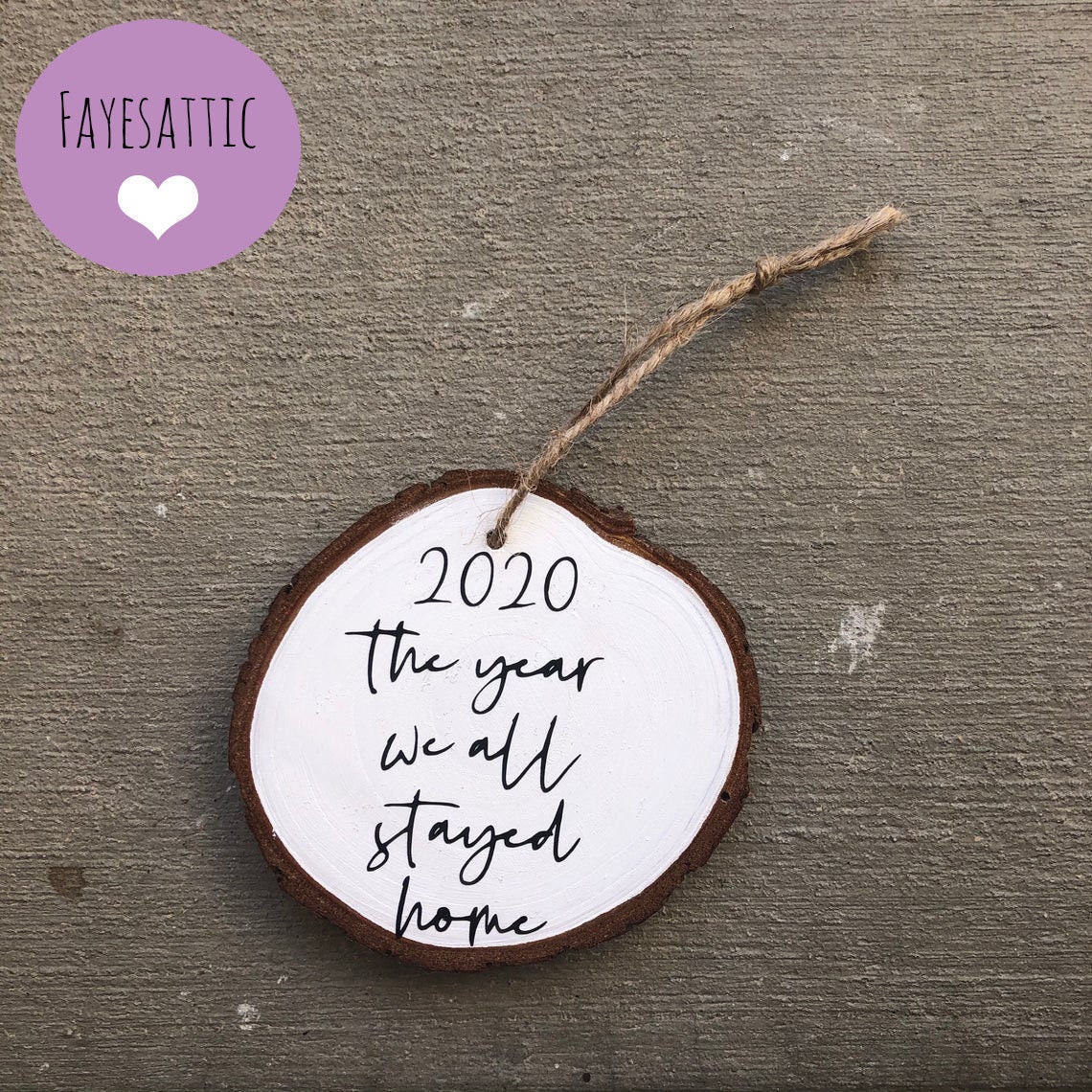 2020 the Year We All Stayed Home Christmas Ornament Pandemic | Etsy