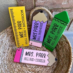 Classroom Hall Passes, Thank You Gifts for Teachers, Teacher ...