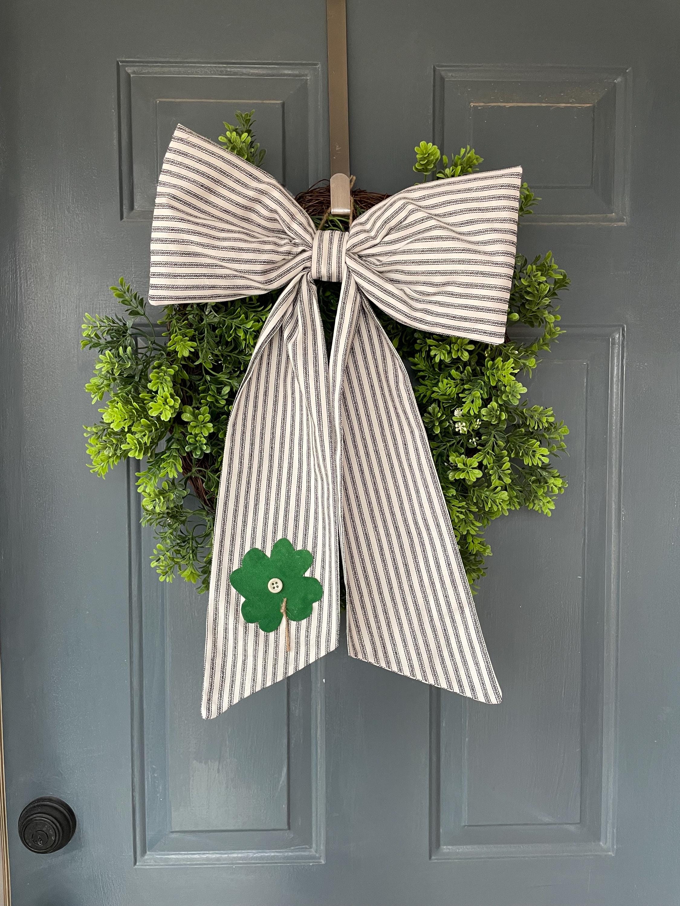 Easter Spring Wreath Sash Door Sash, Easter Bunny Wreath Sash, Easter ...
