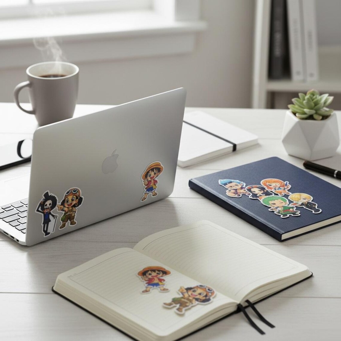 One Piece Stickers | Luffy Straw Hat Crew Chibi Sticker Pack | Zoro ...