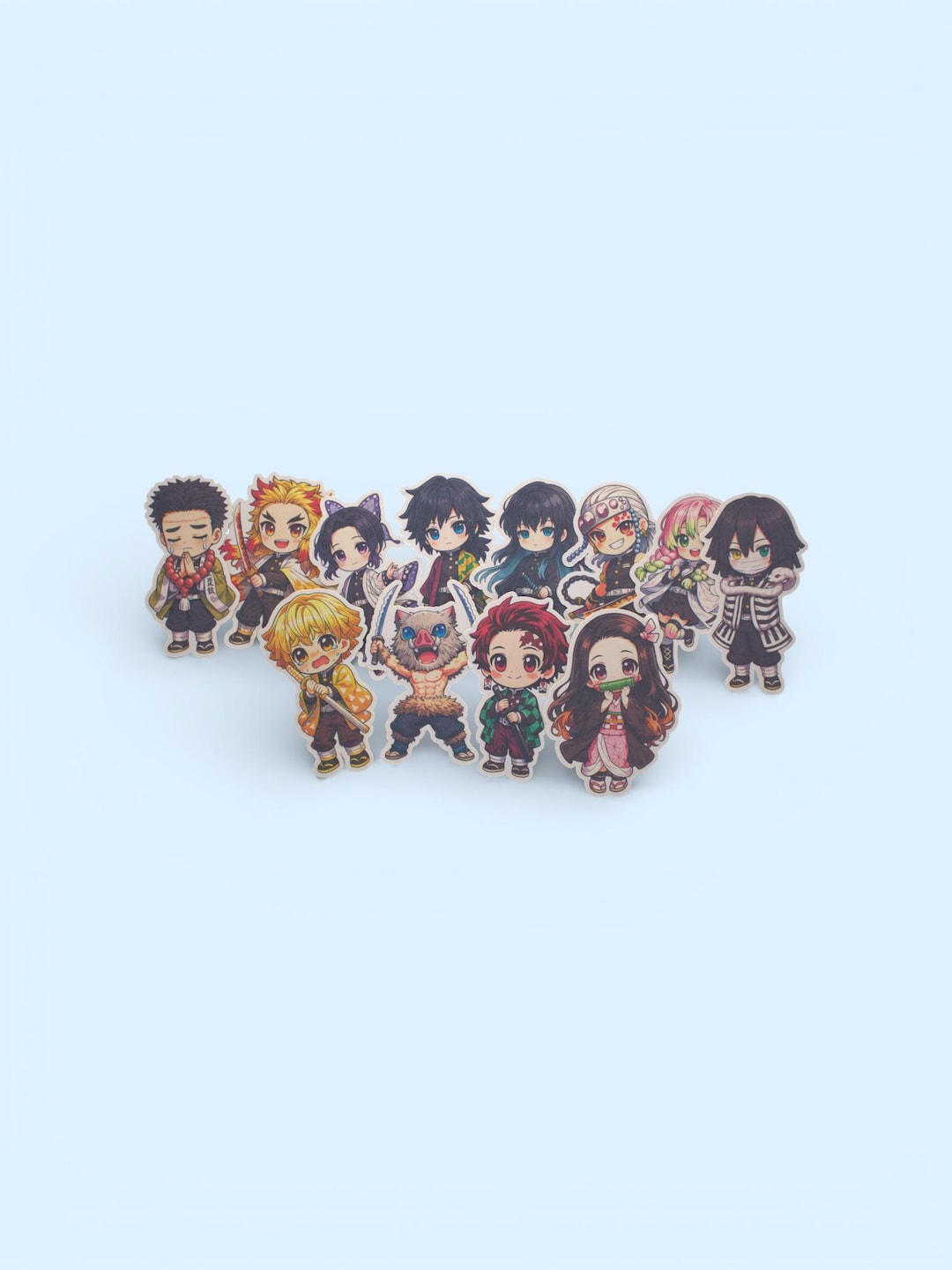 Demon Slayer Stickers | Kimetsu No Yaiba Chibi Sticker Pack | Tanjiro ...