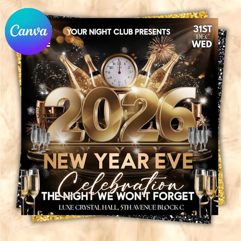 Pajama Nye Party Invites - Etsy