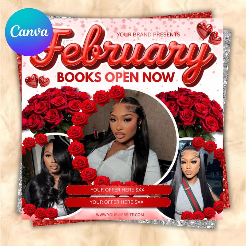 Hair Template Valentine - Etsy