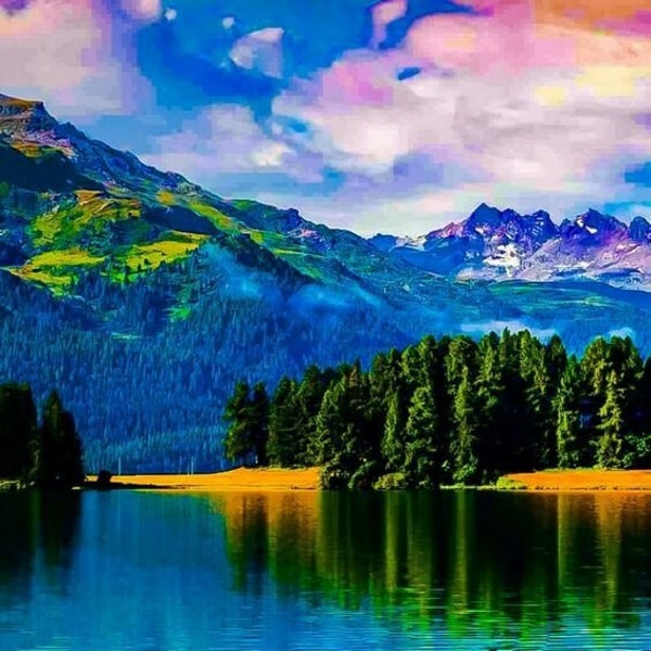 Beach Needlepoint - Etsy