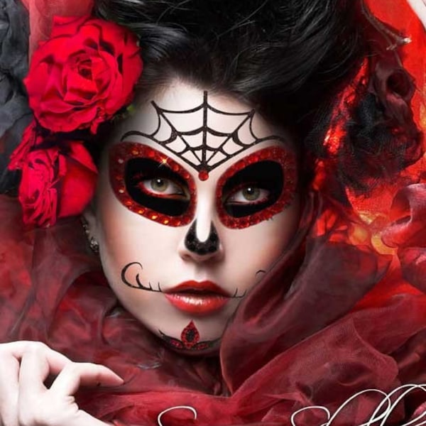 Sexy Sugar Skull Art Etsy