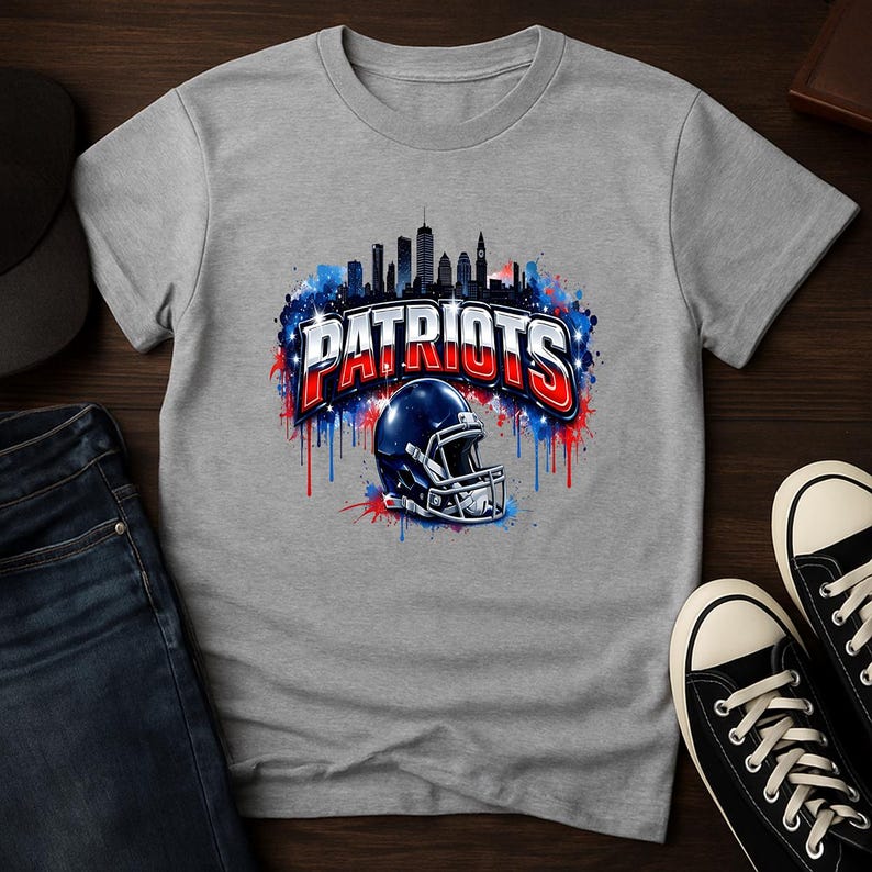 Patriots Football Street Art PNG | Game Day Sublimation Design (digital ...