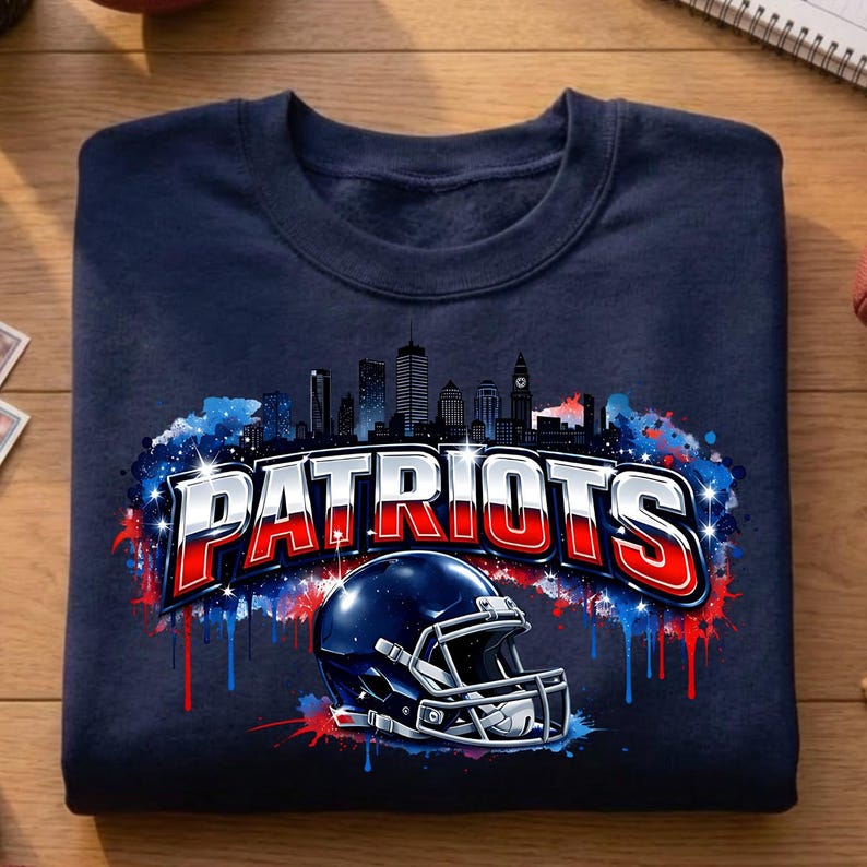 Patriots Football Street Art PNG | Game Day Sublimation Design (digital ...