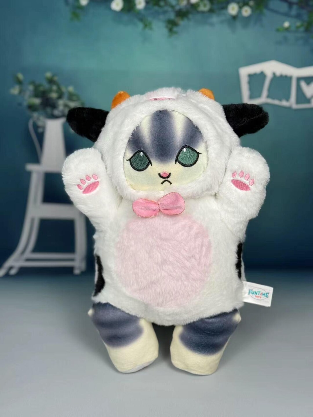 Cute Candy Cat Plush | Soft Kawaii Stuffed Animal | Pink Cat Doll Room ...