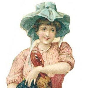 Vintage Thanksgiving Victorian Postcards & Images-fall Digital - Etsy