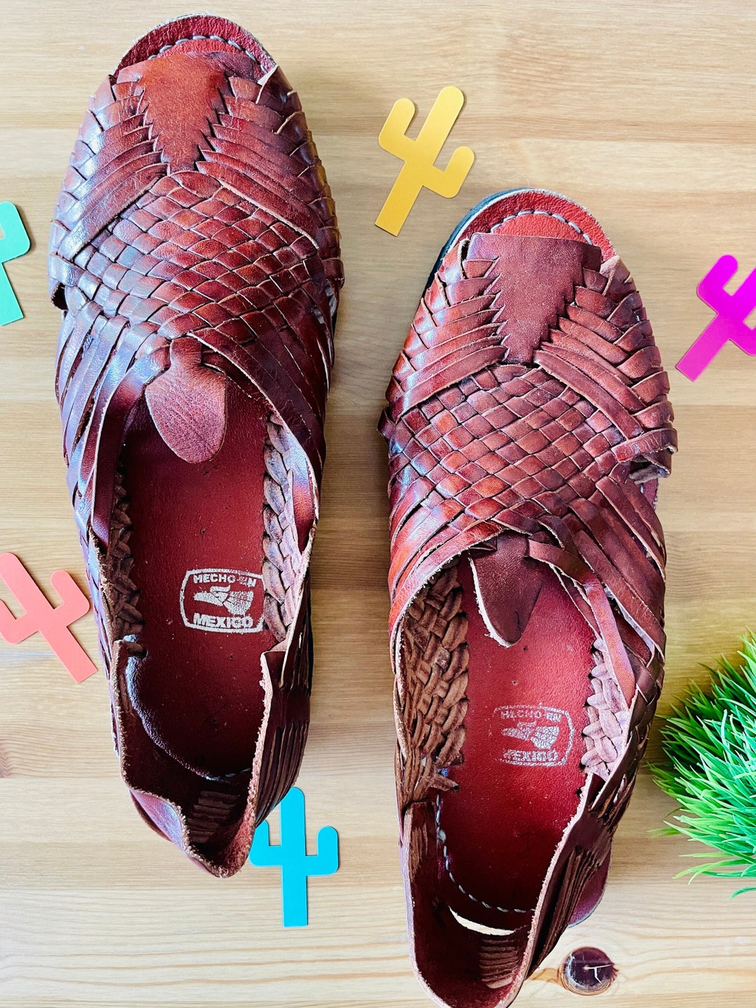 Leather Huarache Sandals-size 8 Mens Mexican Sandals-like New Huaraches ...