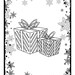 Black and White Christmas Colouring Book, Printable Holiday Coloring ...