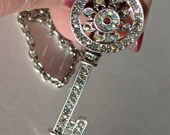 Long key necklace | Etsy