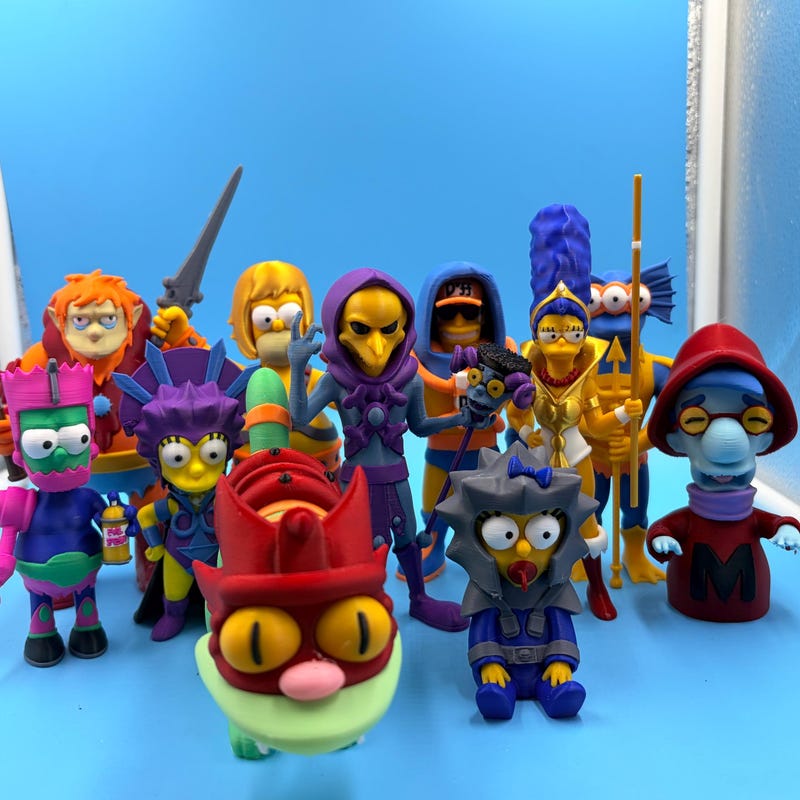 He Man 3d Printed Figures - Etsy